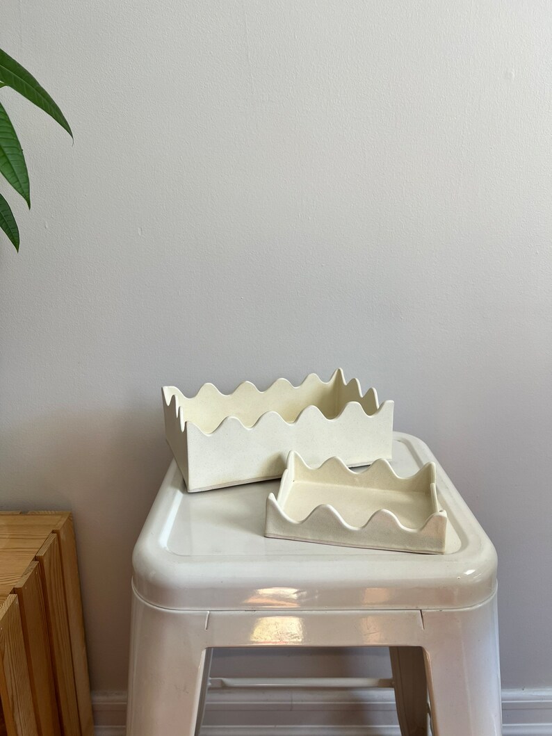 Wavy Ceramic Trays - Etsy