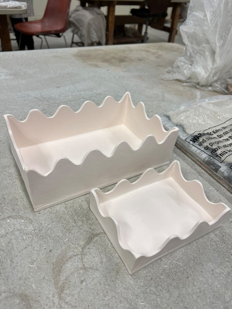 Wavy Ceramic Trays - Etsy