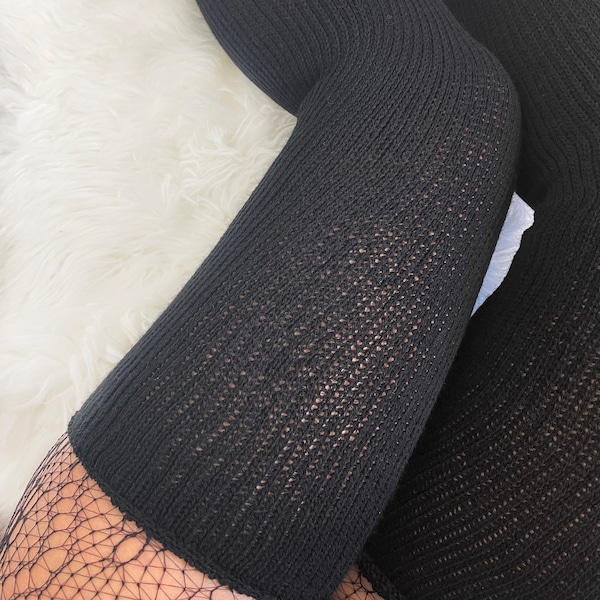 Extra Long Thigh High Stockings - Etsy