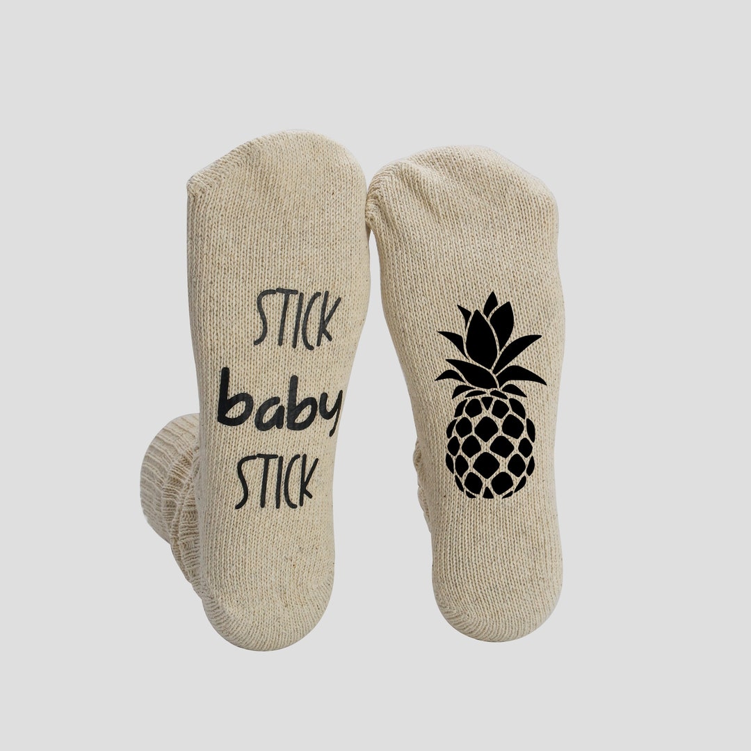 Stick Baby Stick Socks, Lucky Fertility, Size 5-10, Lucky Transfer Day ...