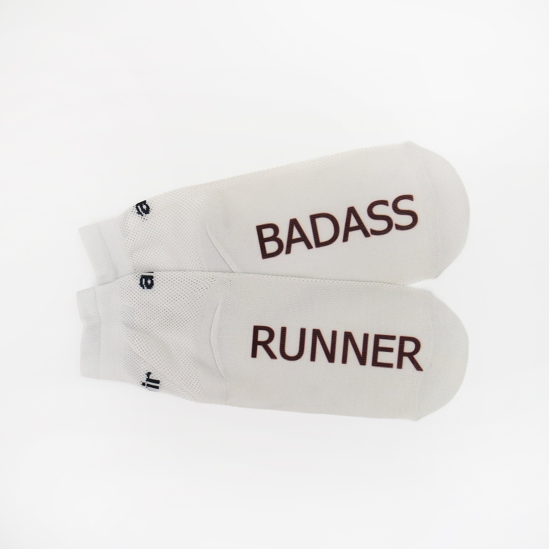Badass Runner Socks, Runner Gift, Girls Track Team Gift, Running Group ...