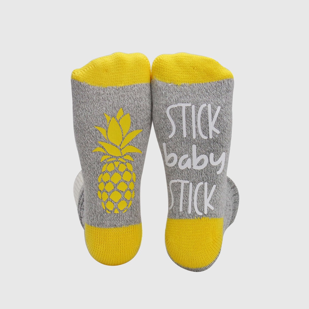 Stick Baby Stick Lucky Transfer Socks Transfer Day Socks - Etsy
