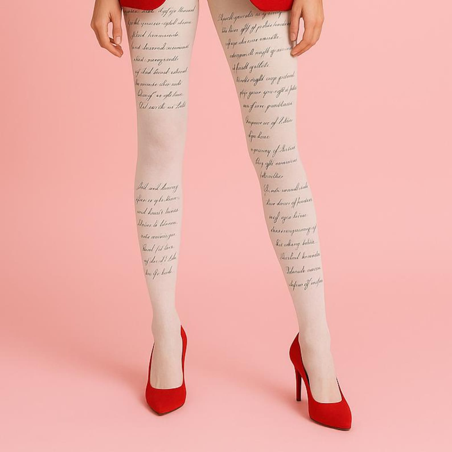 Custom Poem Tights, Design Your Own Custom Tight, Quotes Pantyhose ...