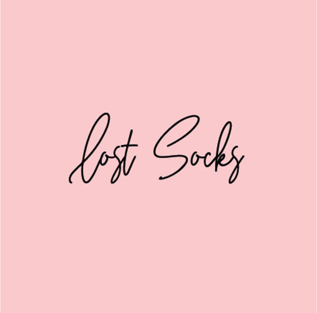 Lost Socks Decal, Laundry Room Decor Ideas, Lost Sock Wall Sticker ...
