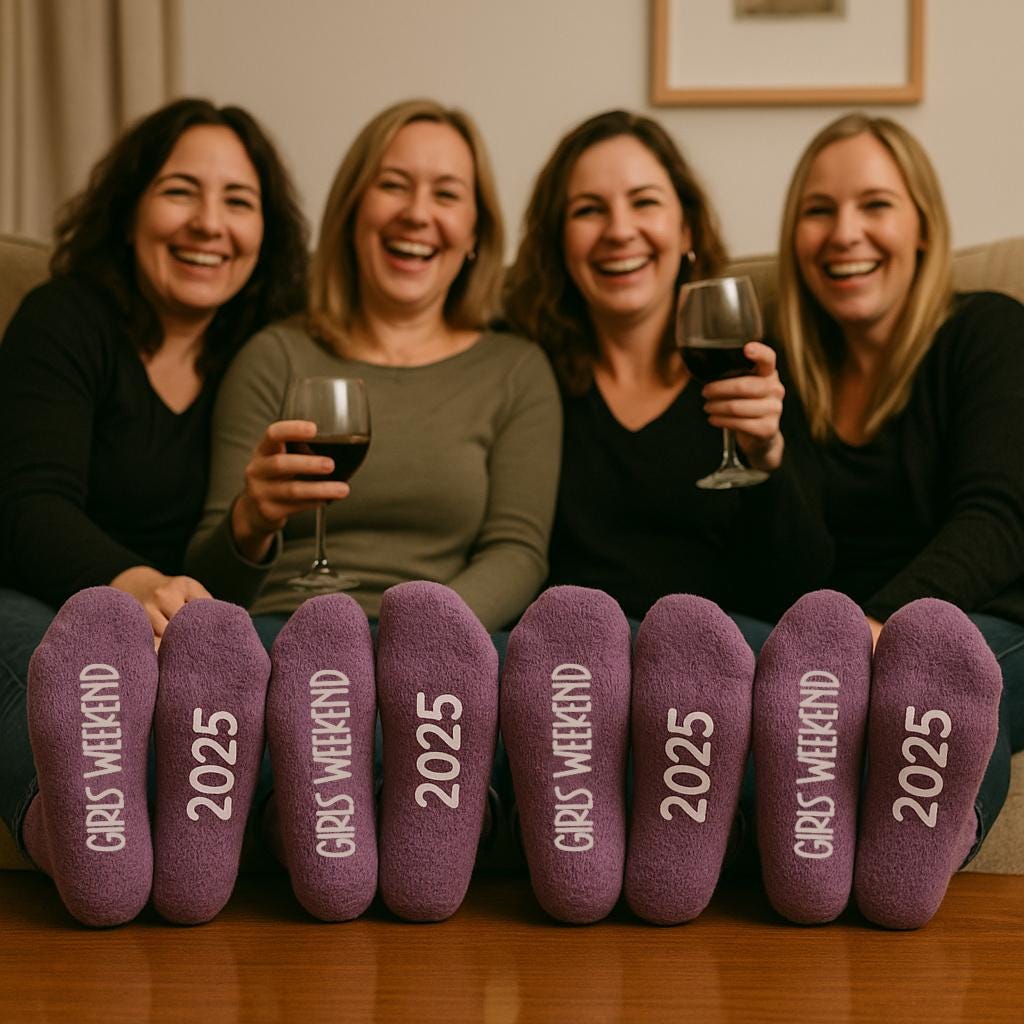 Girls Weekend 2026, Girls Weekend 2026, Girls Party Favor Socks, Girls ...