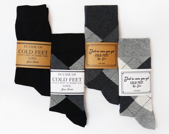 Cold Feet Wedding Socks - Etsy