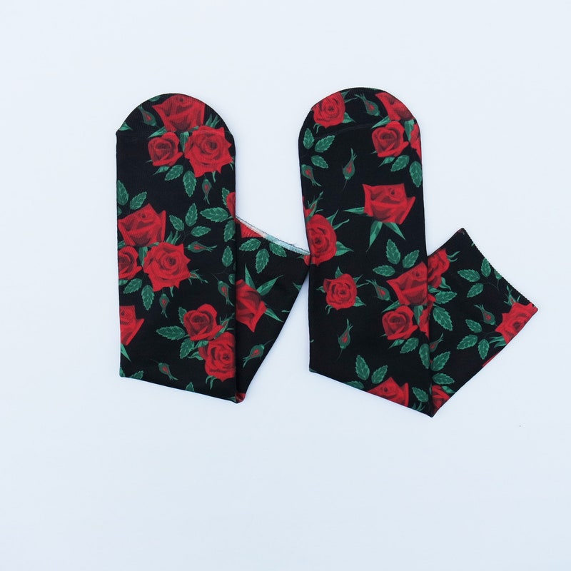 Red Heel Socks - Etsy