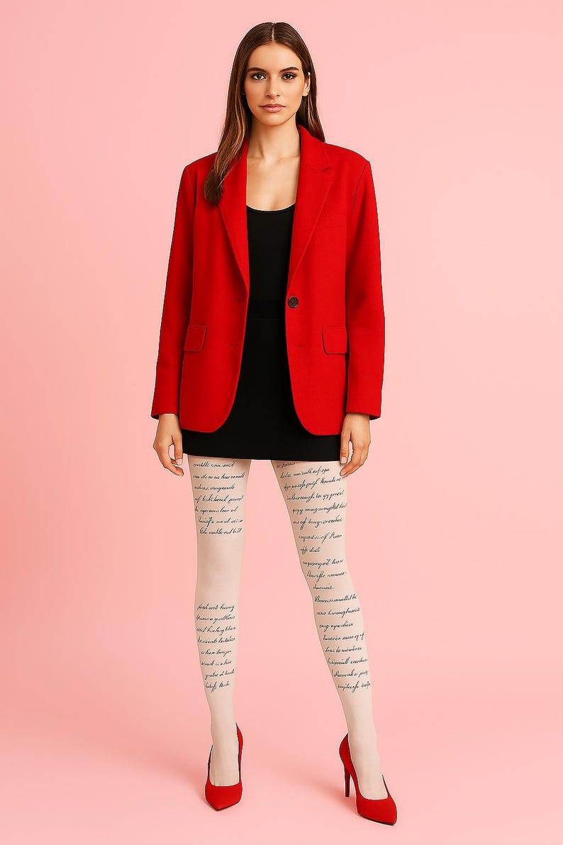 Custom Poem Tights, Design Your Own Custom Tight, Quotes Pantyhose ...