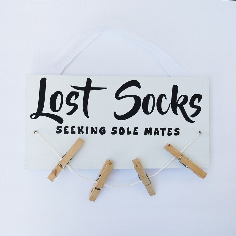 Lost Socks Laundry Room Sign Laundry Room Decor Housewarming | Etsy