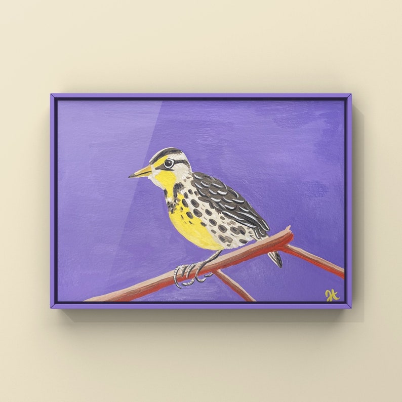 Western Meadowlark| ORIGINAL PAINTING - Etsy