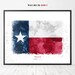 Texas State Flag Print Texas Flag Poster Texas Flag Wall - Etsy