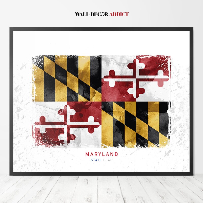 Maryland Flag - Etsy