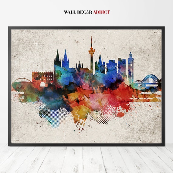 Cologne Poster Print Cologne Skyline Cologne Wall Art Home - Etsy