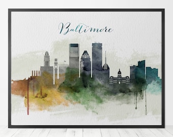 Baltimore Travel Poster - Etsy