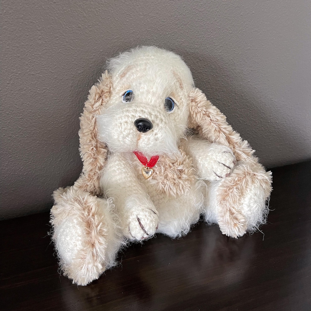 Large Custom Handmade Crochet Stuffy Puppy Cocker | Soft, Amigurumi ...