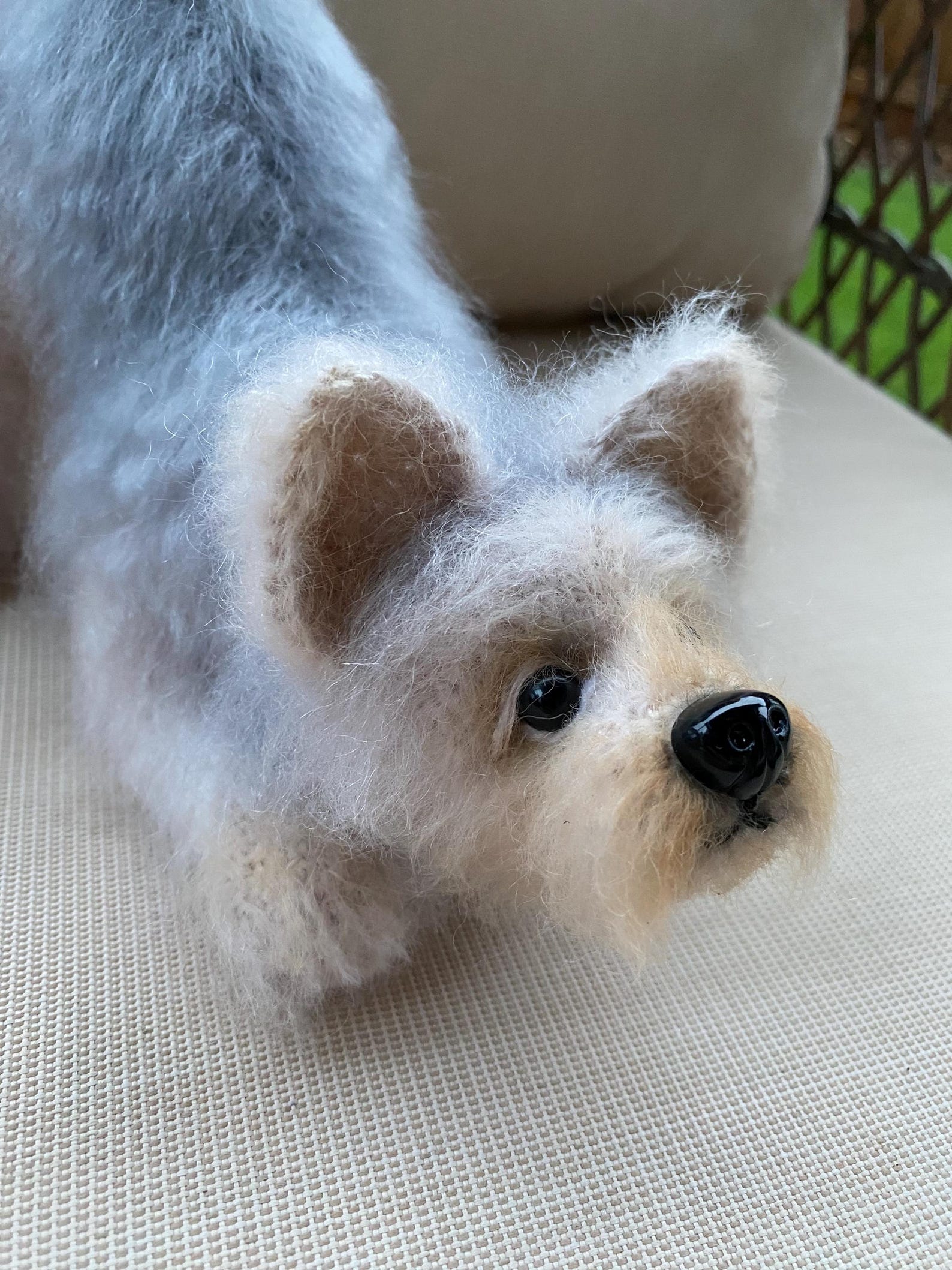 Handmade Crochet Yorkie Puppy | Custom Wool Stuffed Dog | Adorable Gift ...