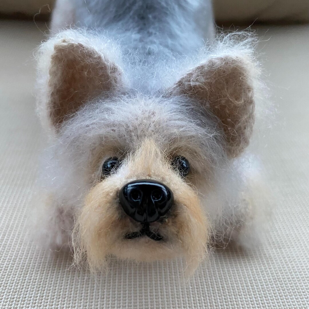 Handmade Crochet Yorkie Puppy | Custom Wool Stuffed Dog | Adorable Gift ...
