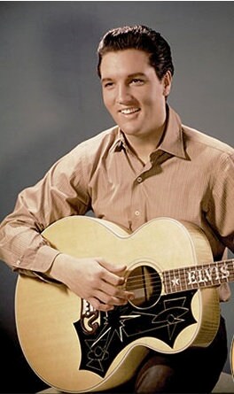 ELVIS PRESLEY Mini Acoustic Guitar Memorabilia Free Stand - Etsy