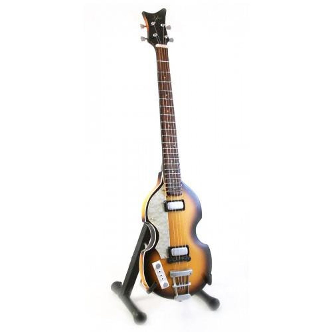 PAUL Mccartney BEATLES Mini Violin Guitar Memorabilia Sunburst - Etsy