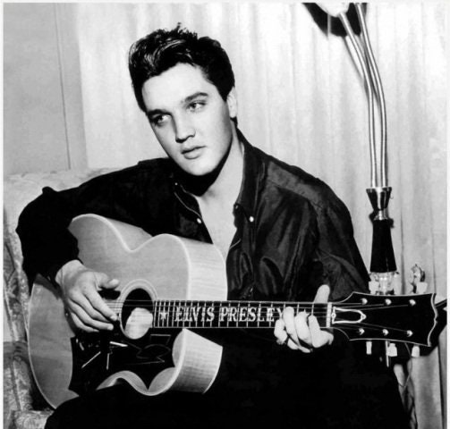 ELVIS PRESLEY Mini Acoustic Guitar Memorabilia Free Stand - Etsy
