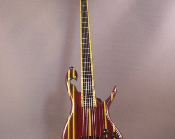 PRIMUS LES CLAYPOOL Mini Rainbow Bass Guitar Memorabilia Free - Etsy