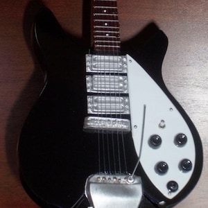 BEATLES JOHN LENNON Mini Guitar Memorabilia Free Stand Gift - Etsy