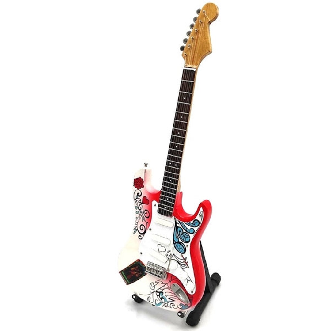 JIMI HENDRIX Monterey Pop Mini Guitar and Stand Display Gift - Etsy