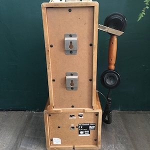 Rare Vintage Reproduction Payphone 1929 Wood Beautiful OOAK Unique ...