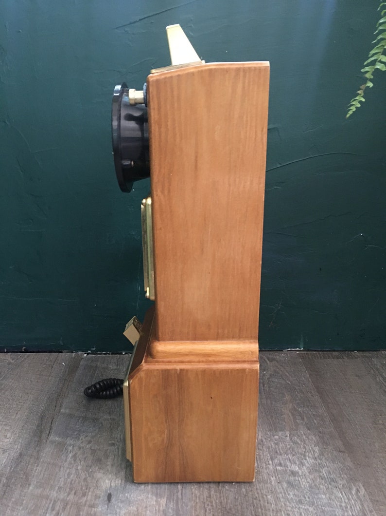Rare Vintage Reproduction Payphone 1929 Wood Beautiful OOAK Unique ...