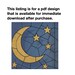 Crescent Moon Stained Glass Pattern Window Simple Stars DIY Beginner - Etsy