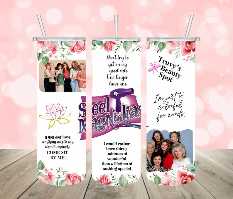 The Steel Magnolia Tumblers