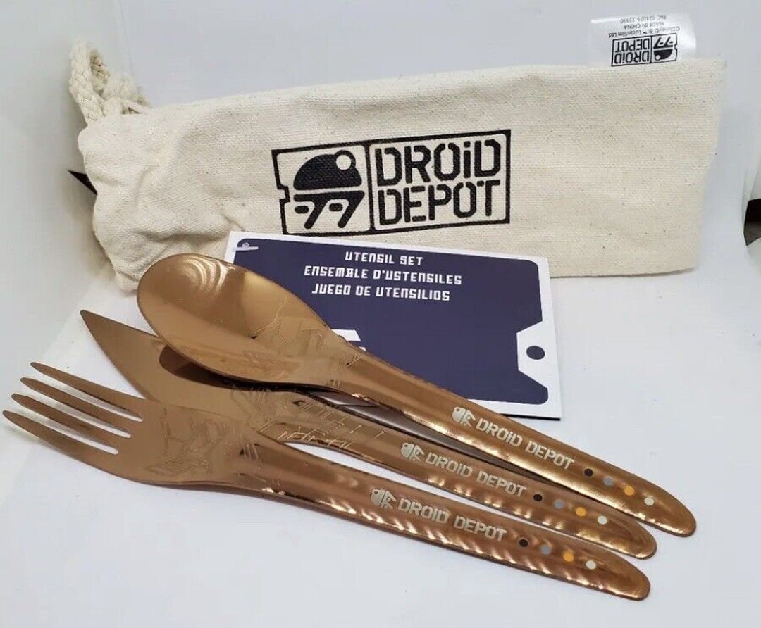 Galaxy's Edge Droid Depot Utensil Set Silverware - Etsy