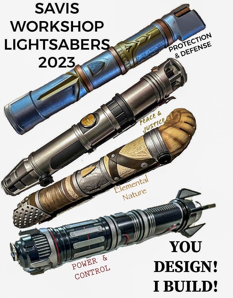 Savi’s Workshop Complete Lightsaber YOU DESIGN! Galaxy’s Edge Star Wars ...
