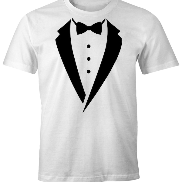 T Shirt With Suit Print - Etsy