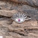 Natural Pave Diamond Ring Red Ruby Evil Eye Ring Sterling - Etsy