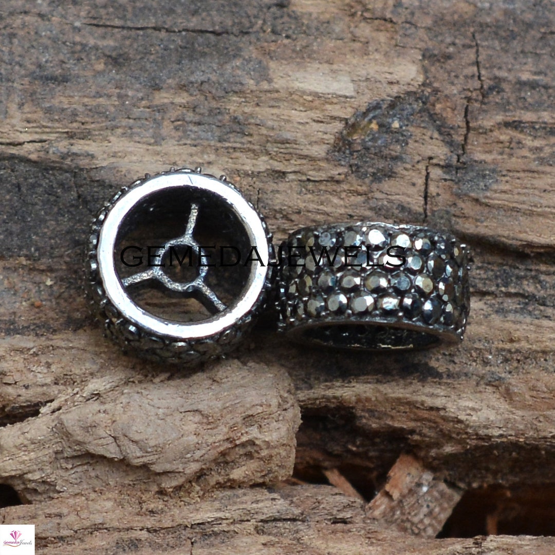 Black Spinel Gemstone Finding, Wheel Spacer Finding Jewelry, Gemstone ...
