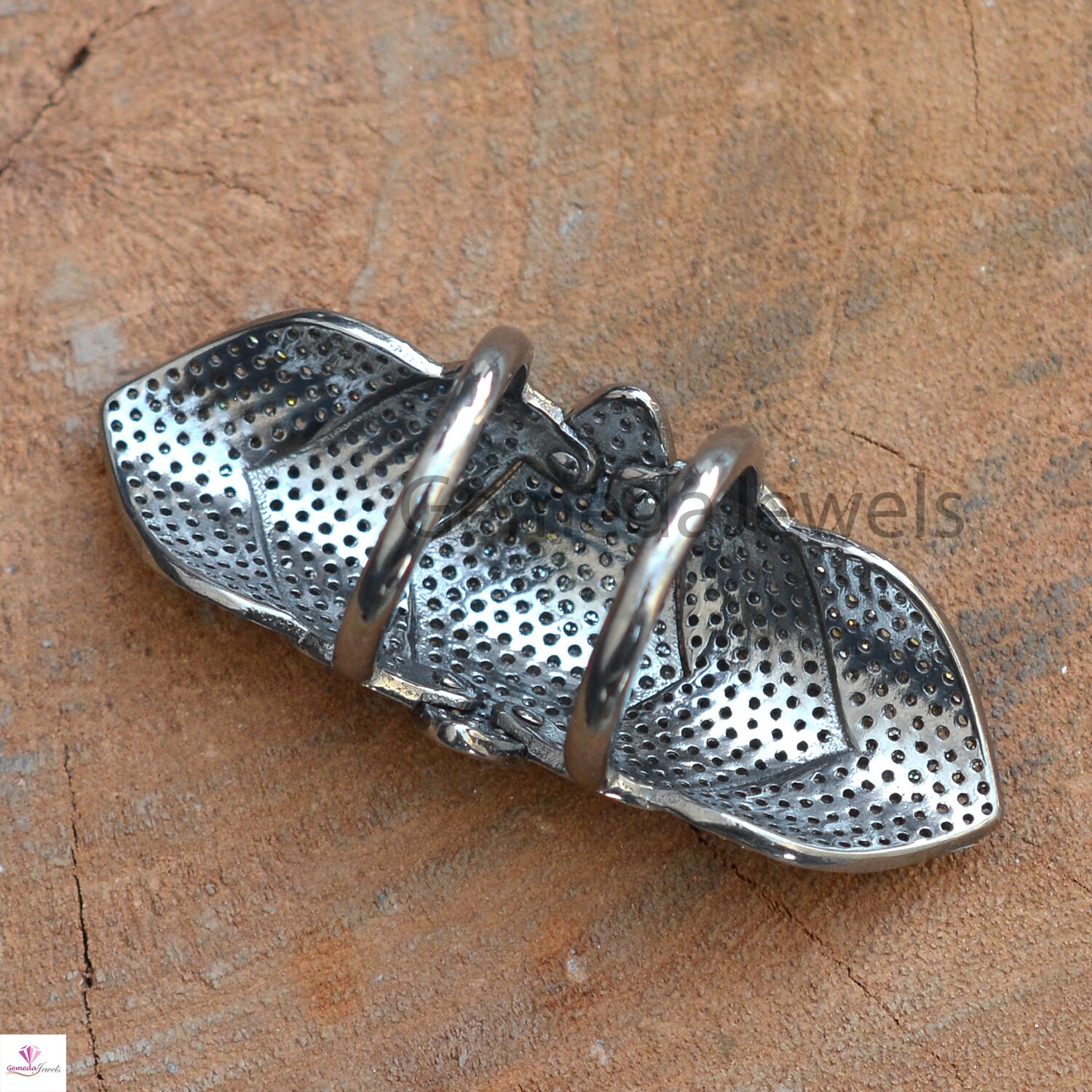 Sale Genuine Pave Diamond Ring Diamond Full Finger Knuckle - Etsy