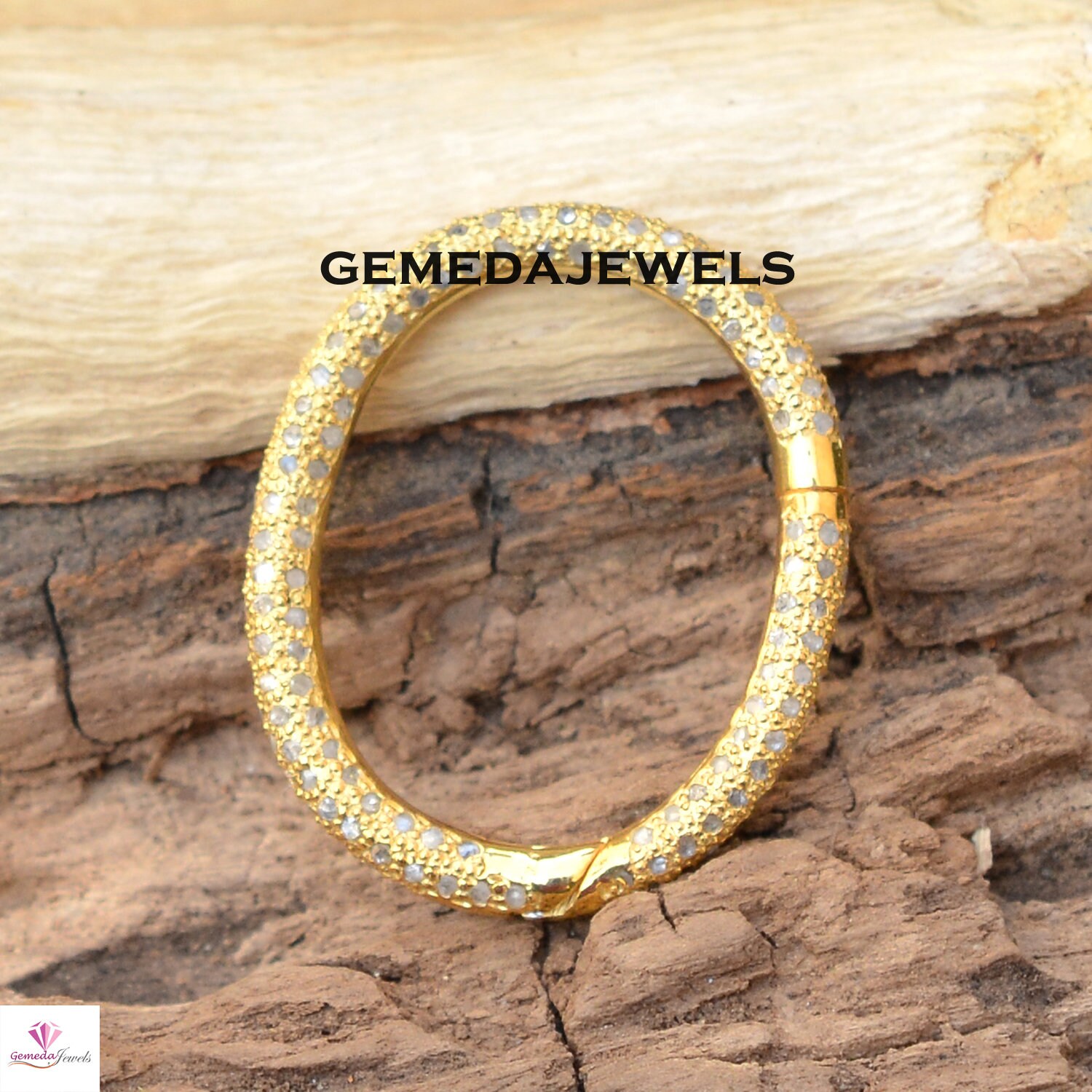 Pave Diamond Clasp Lock Jewelry Sterling Silver Finding - Etsy