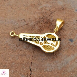 Pave Diamond Mic Pendant, 925 Silver Gold Filled Jewelry, Microphone ...