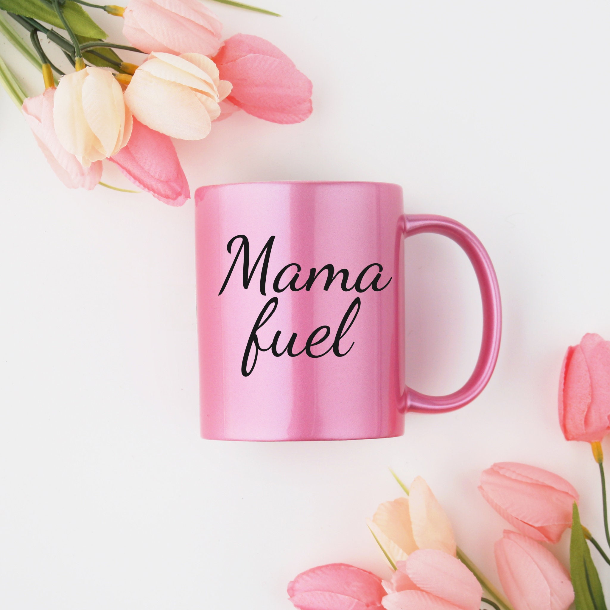 Mama Fuel Mug Mom Fuel New Mom Mug Pink Mom Mug Baby | Etsy