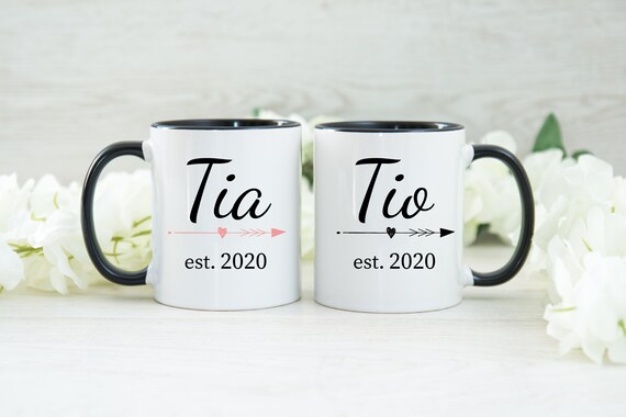 Tio and Tia Mug Set Pregnancy Announcement New Tia Mug - Etsy