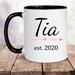 Tio and Tia Mug Set, Pregnancy Announcement, New Tia Mug, Spanish Aunt ...