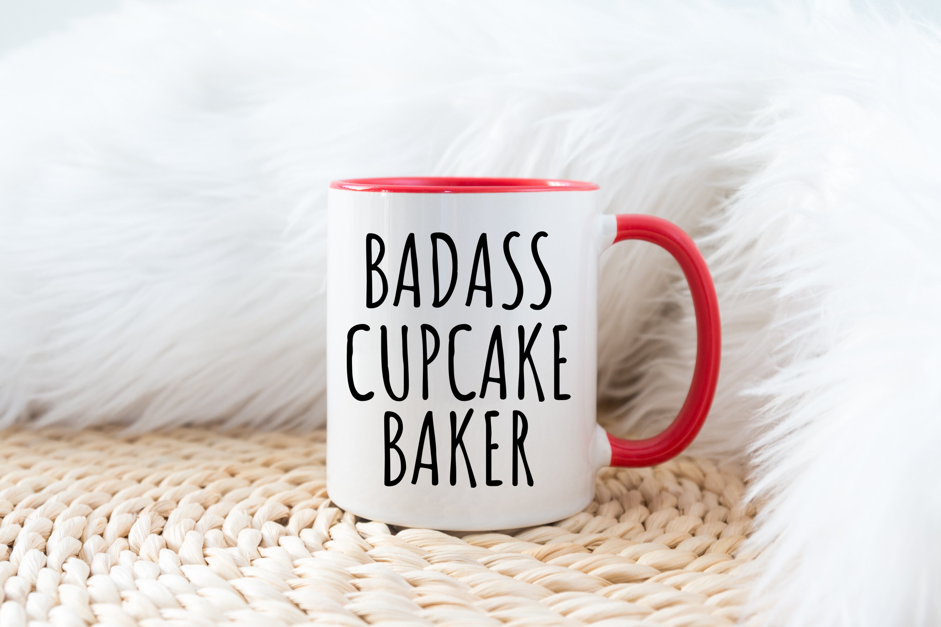 Baker Gift Badass Baker Funny Baker Mug Gift for Cupcake - Etsy