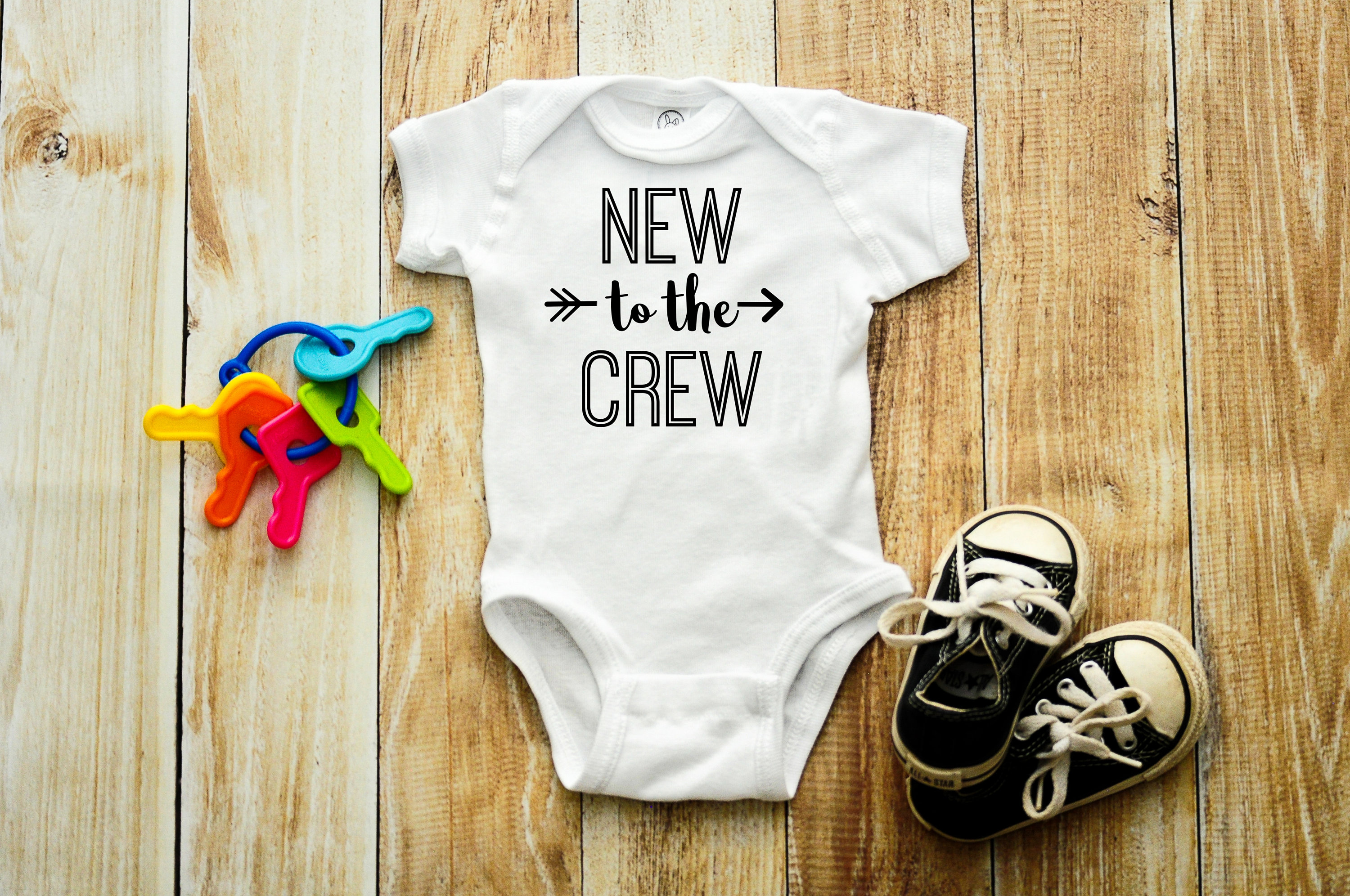 New to the Crew, Baby Announcement, Baby Girl Boy Coming Home Outfit ...