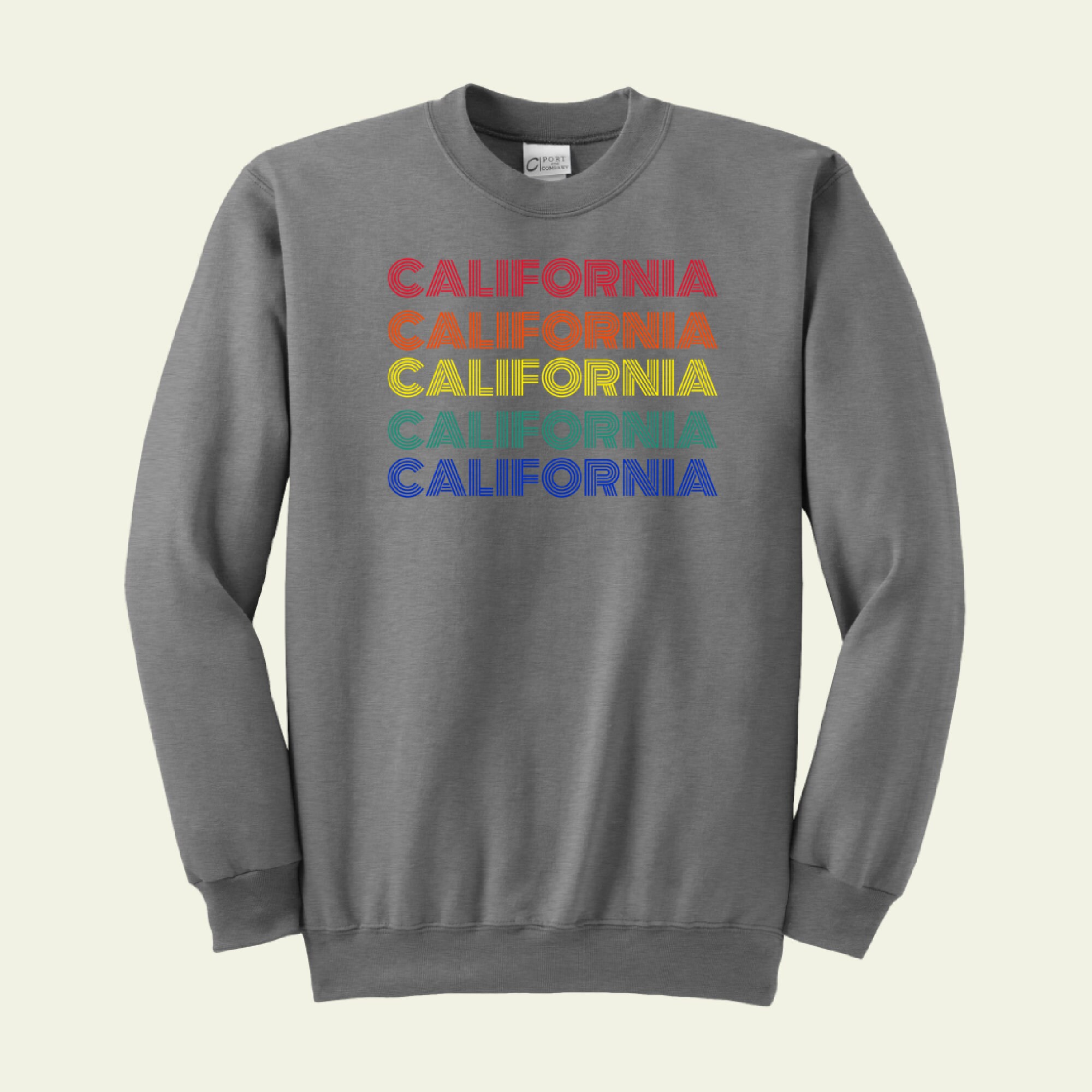 California Kids Sweatshirt, Retro Kids Clothes, Youth Crewneck ...