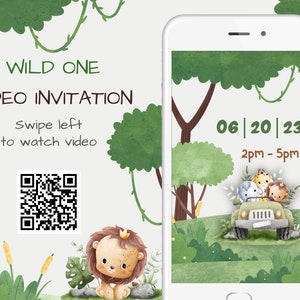 Safari Adventure E-invitations for Kids' Birthdays Personalized Jungle ...