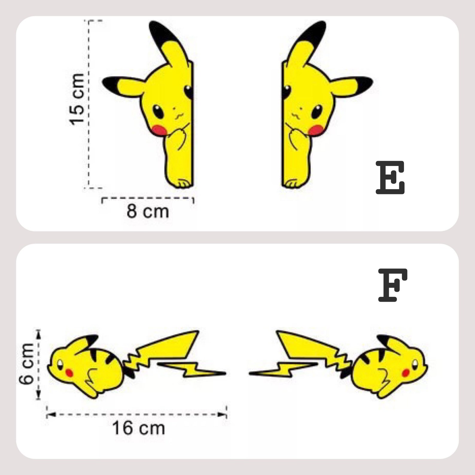 Pikachu Pokemon Car Decal Window Decal Anime Decal New Car - Etsy Singapore
