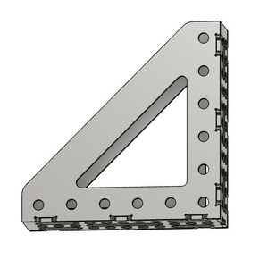 300 X 300 X 100 6mm Fixture Square - Etsy