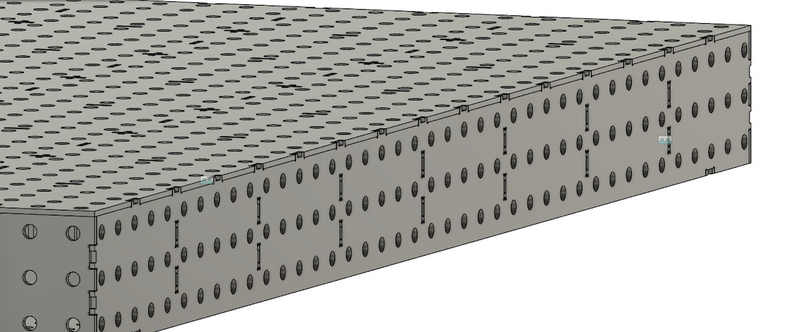 2000 X 1000 X 150 Fixture Table DXF Files (6mm & 10mm Included) - Etsy