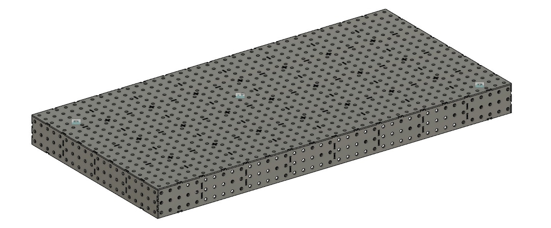 2000 X 1000 X 150 Fixture Table DXF Files (6mm & 10mm Included) - Etsy